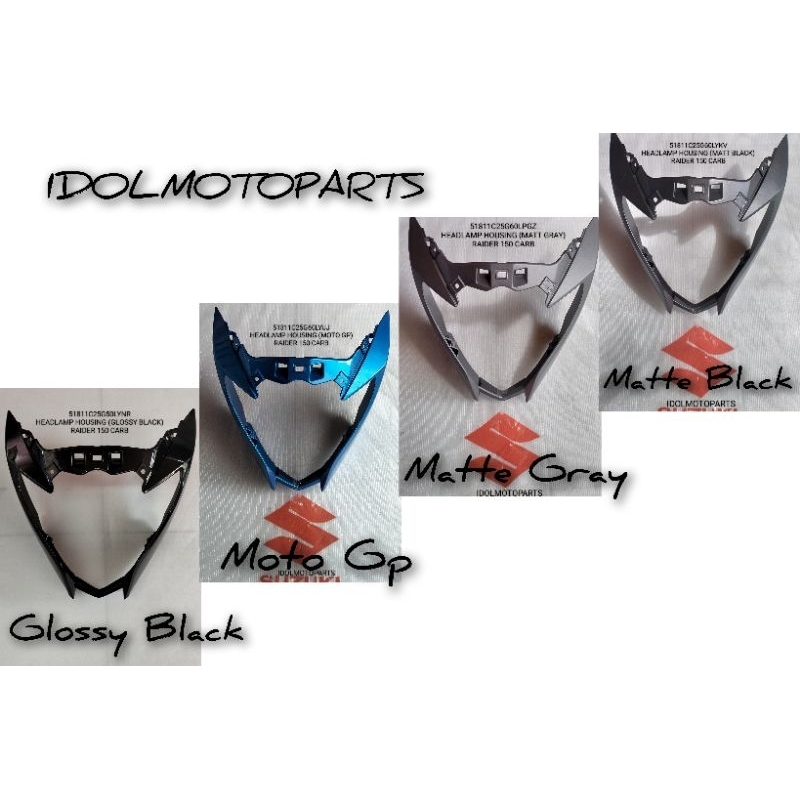 SGP HEADLAMP HOUSING FOR RAIDER 150 CARB (REBORN) | Shopee Philippines