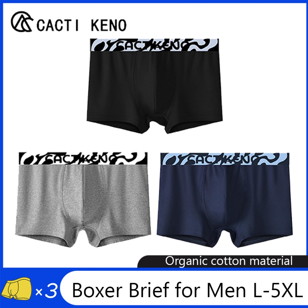 3pcs boxer shorts men cotton boxer briefs for men men's underwear plus ...