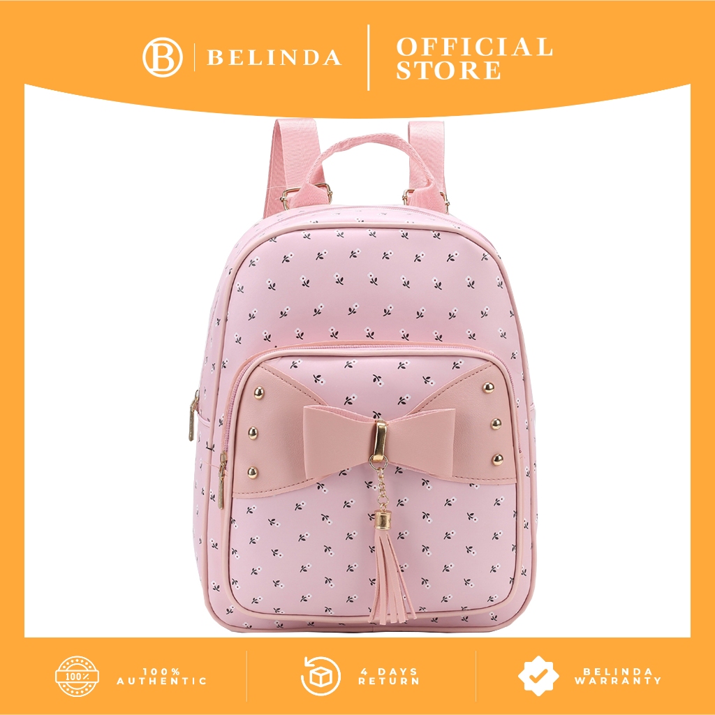 Belinda Bag M1463 Korean Fashion original Backpack PU Leather Bag For ...