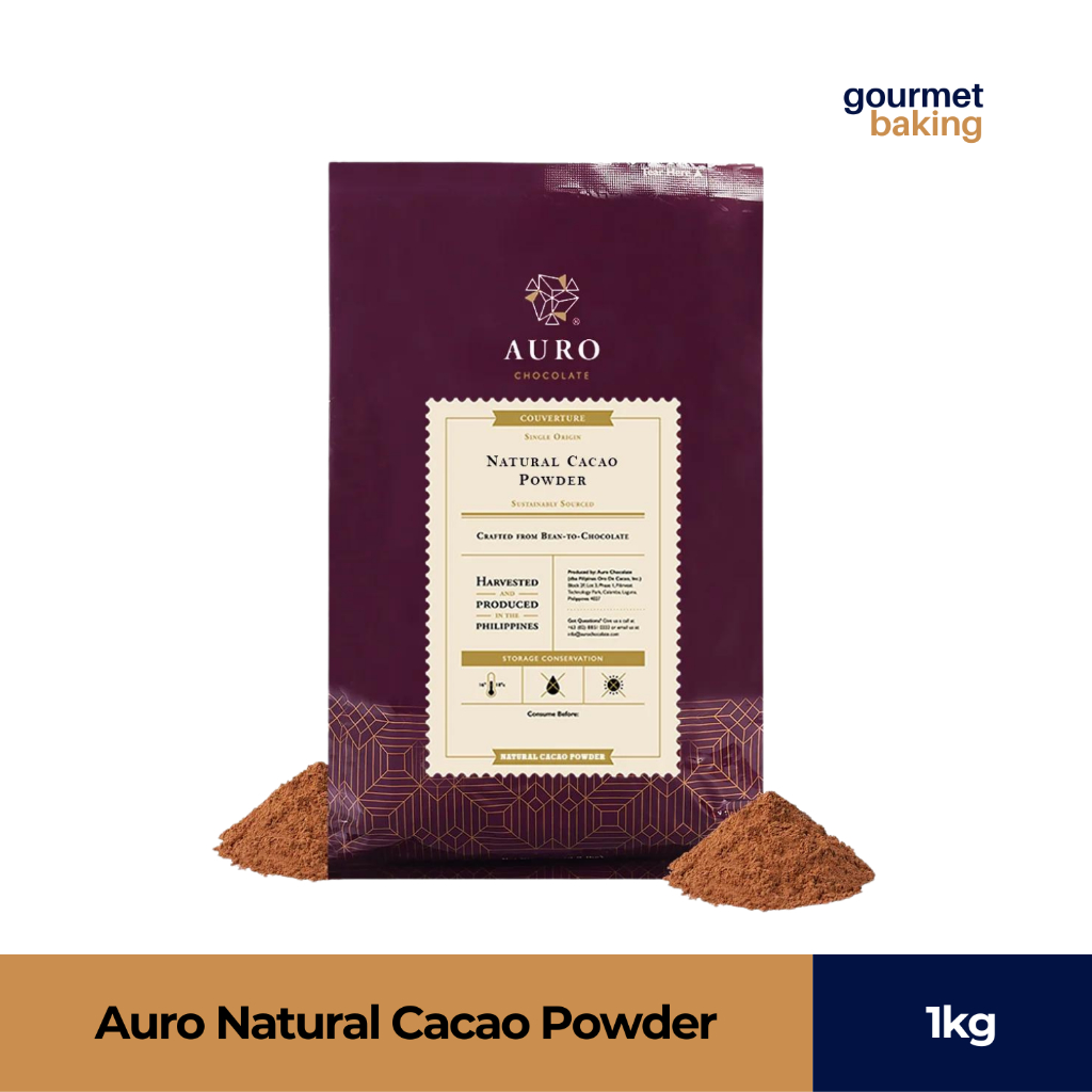 Auro Natural Cacao Powder 1kg | Shopee Philippines