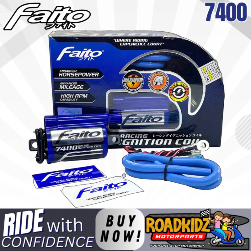 FAITO IGNITION COIL 7400 TERAWATT UNIVERSAL F.I CARB TYPE NMAX,RAIDER ...