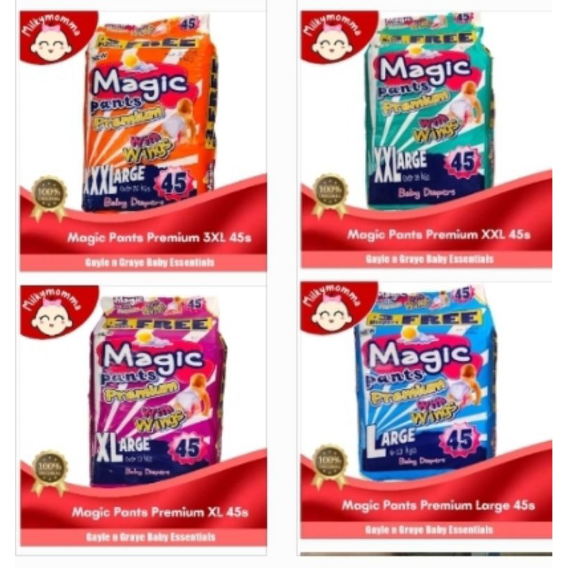 Magic Pants Premium w/ Wings 45s (choose variation) | Shopee Philippines