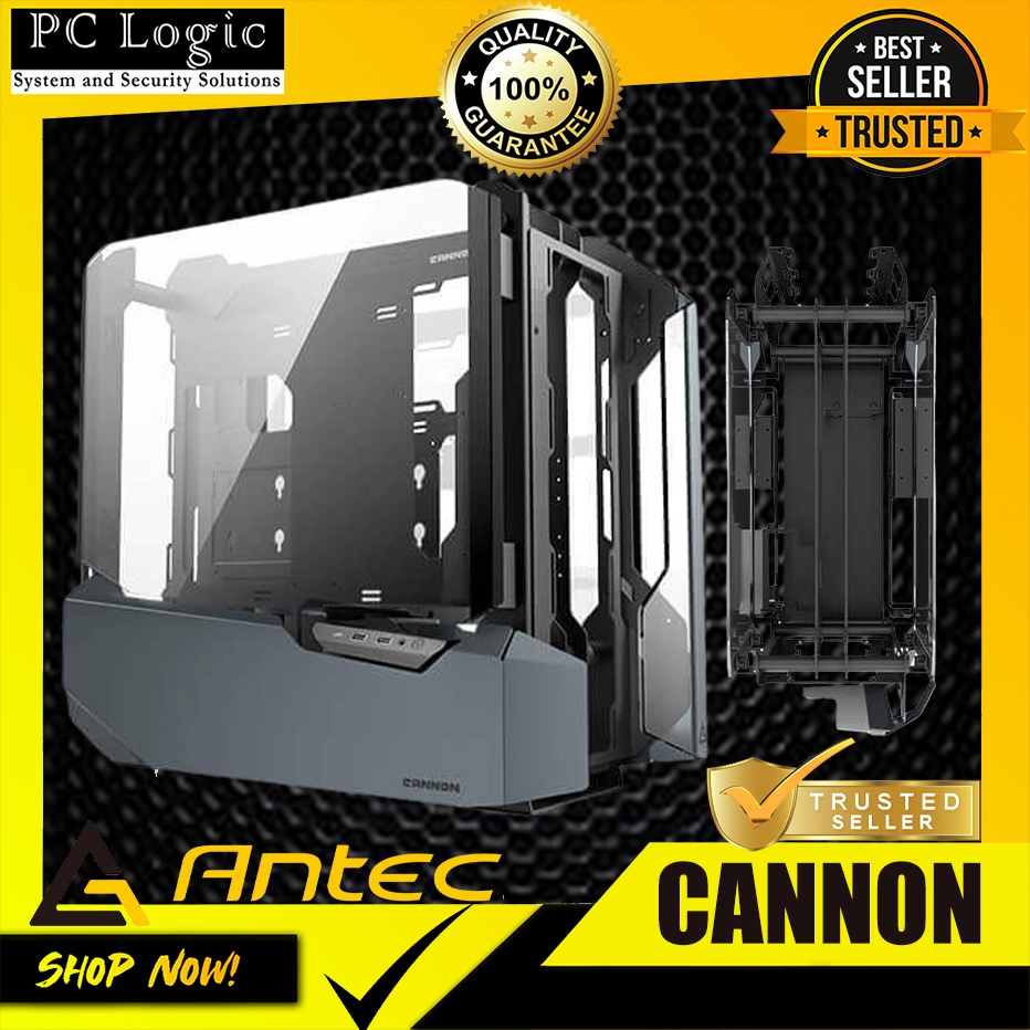 ANTEC CANNON FULL TOWER SUPREME GAMING CASE I BLACK I TEMPERED GLASS I ...
