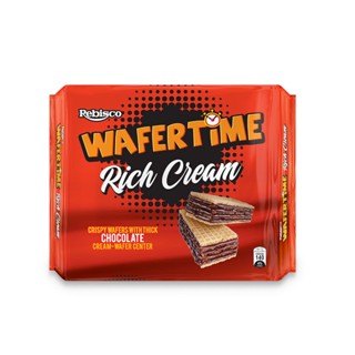 Wafertime Rich Cream Wafers Choco 27g x 10pcs (Set of 5) | Shopee ...