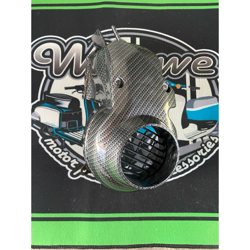 engine cover fan side carbon for honda dio 1 2 | Shopee Philippines