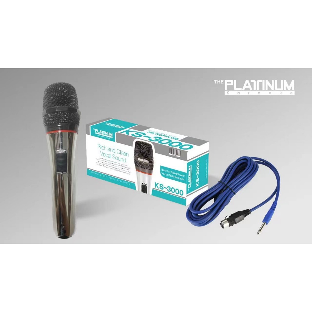 Platinum KS-3000 Karaoke Microphone | Shopee Philippines