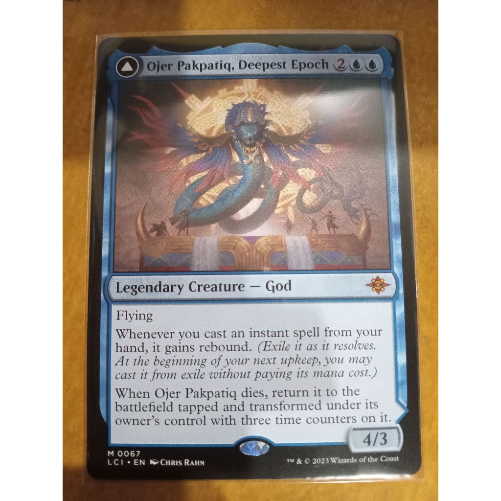 MTG Ojer Pakpatiq, Deepest Epoch/ Temple of Cyclical Time Lost Caverns ...