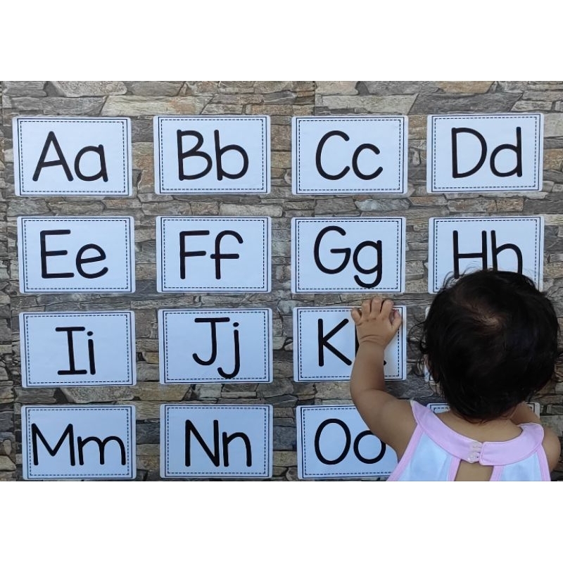 ️NEW PRODUCT ️ALPHABET and NUMBERS STICKER B&W A6 SIZE STUDY ROOM ...