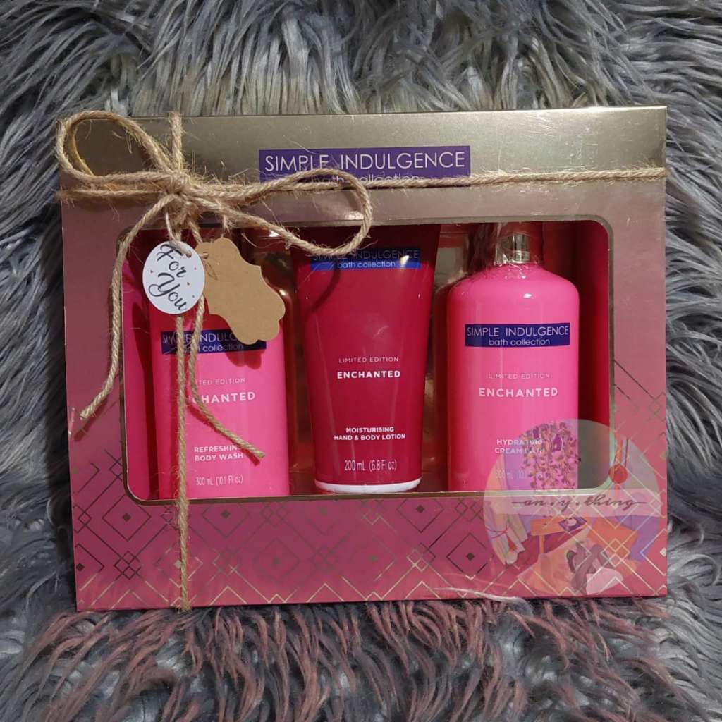 SIMPLE INDULGENCE-ENCHANTED BATH COLLECTION GIFT SET / LIMITED EDITION ...