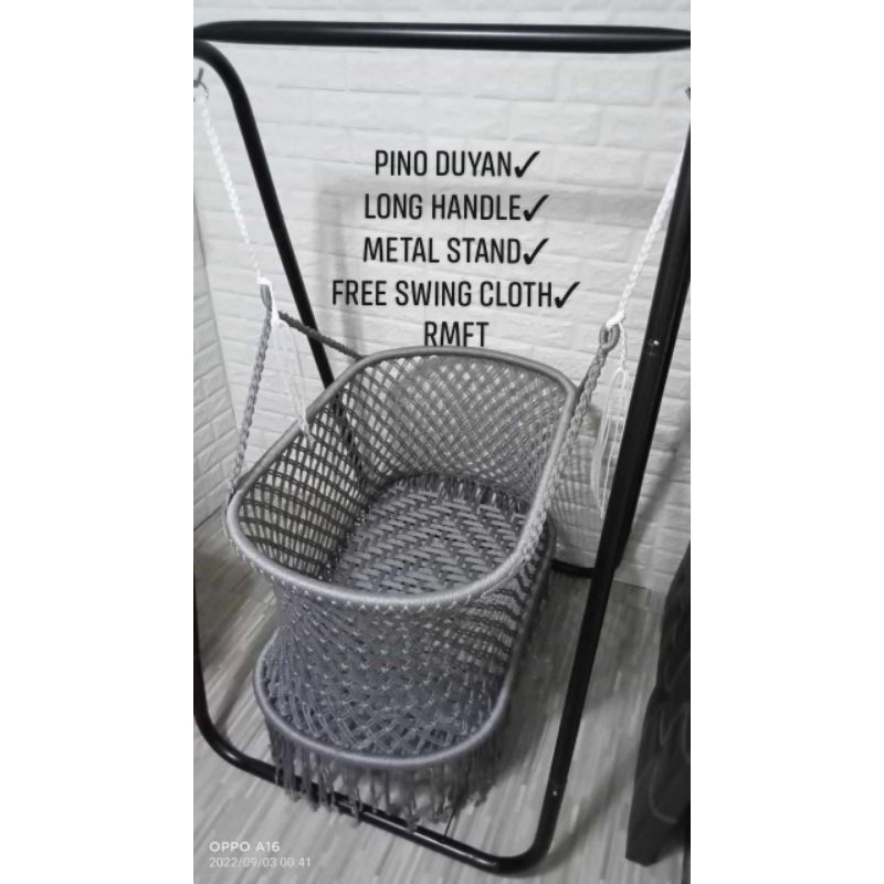 baby duyan pino with stand ,long handle duyan and free swing cloth ...