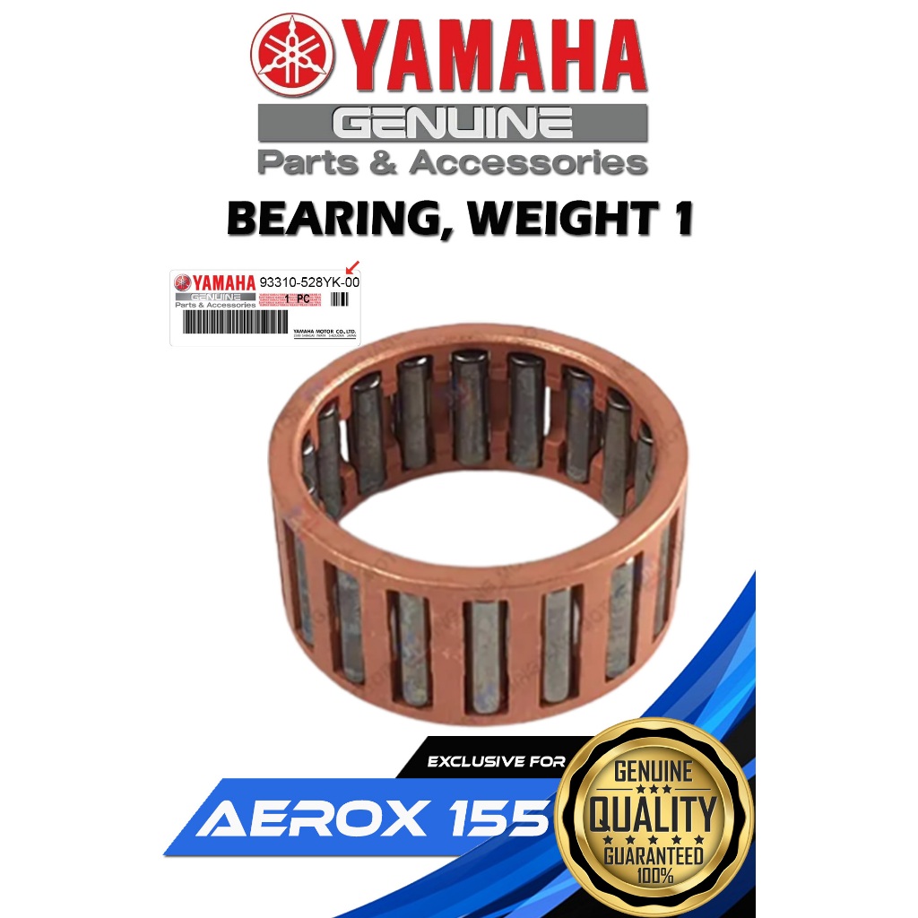 BEARING WEIGHT / CONNECTING ROD BEARING AEROX 155 ( 93310-528YK-00 ...