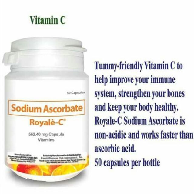 Royale C Vitamin C (Sodium Ascorbic Acid)AUTHENTIC/ORIGINAL SALE ...