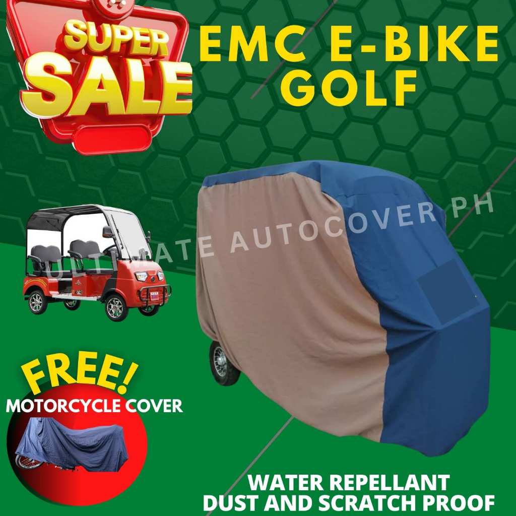 EMC E-BIKE GOLF HIGH QUALITY COVER WATER REPELLANT AND DUST PROOF WITH ...