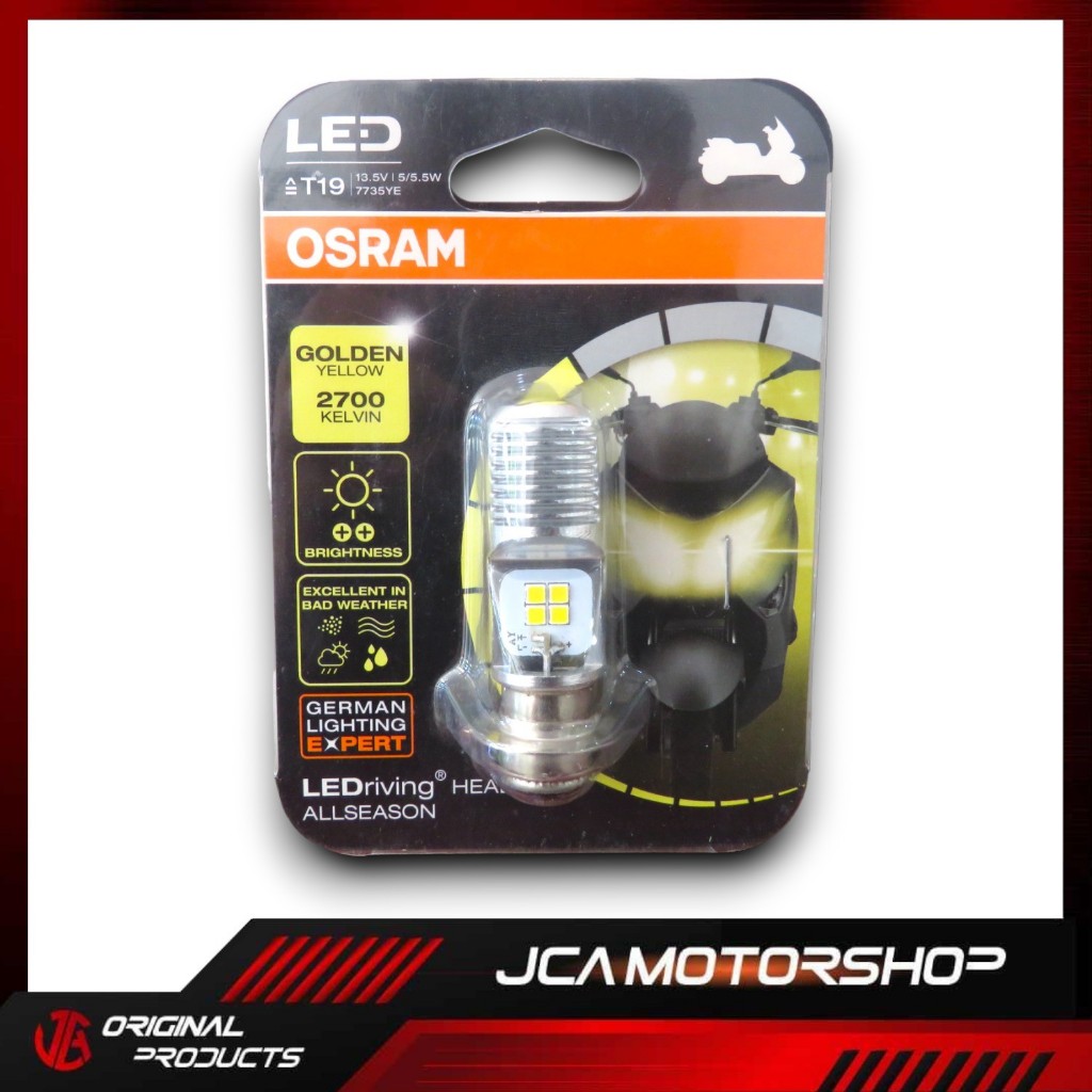 ORIGINAL OSRAM LED T19 ALL SEASON (GOLDEN YELLOW) | Shopee Philippines