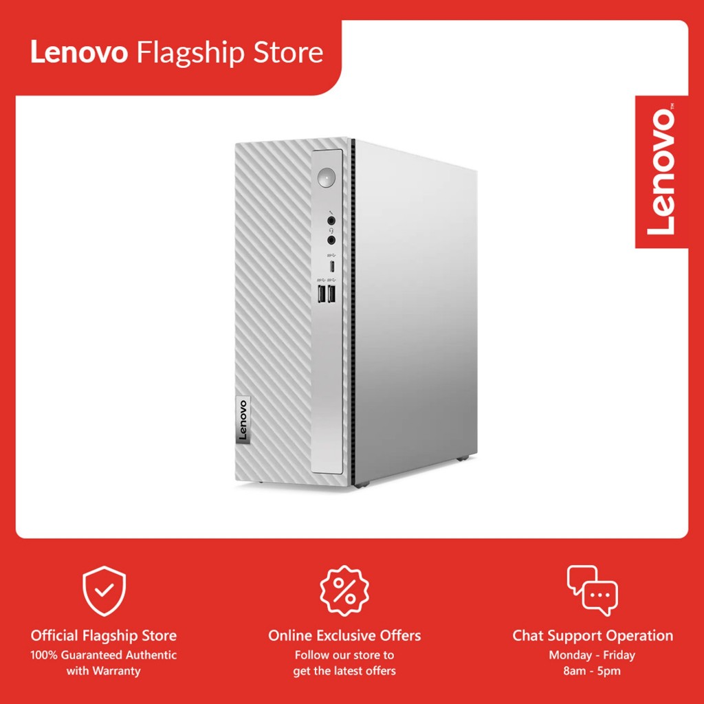 Lenovo IdeaCentre 3 07IAB7 Tower Desktop, Pentium G7400, 4+256 SSD ...