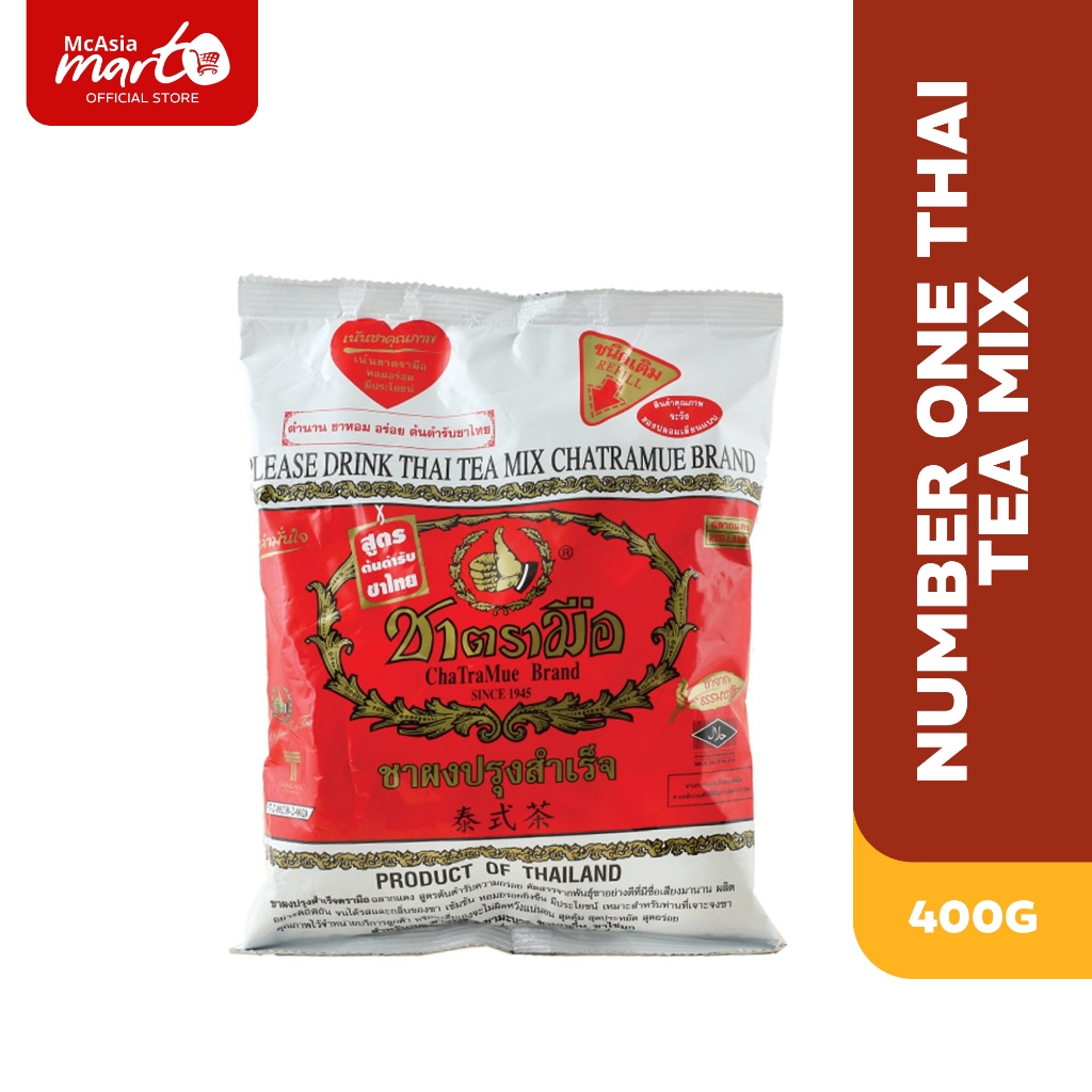 NUMBER ONE THAI TEA MIX 400G - MCASIA | Shopee Philippines