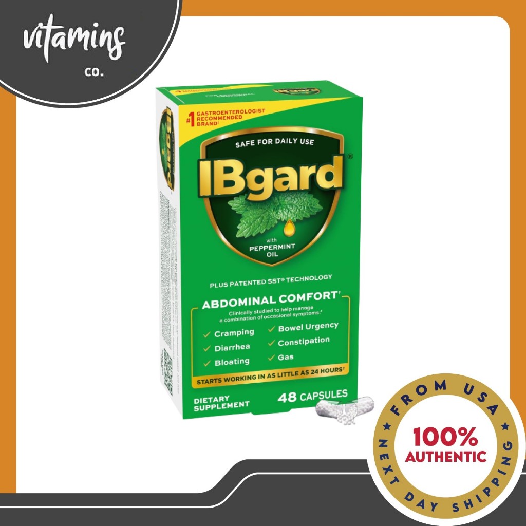 IBgard Peppermint Oil Capsules for Abdominal Comfort (48 count ...