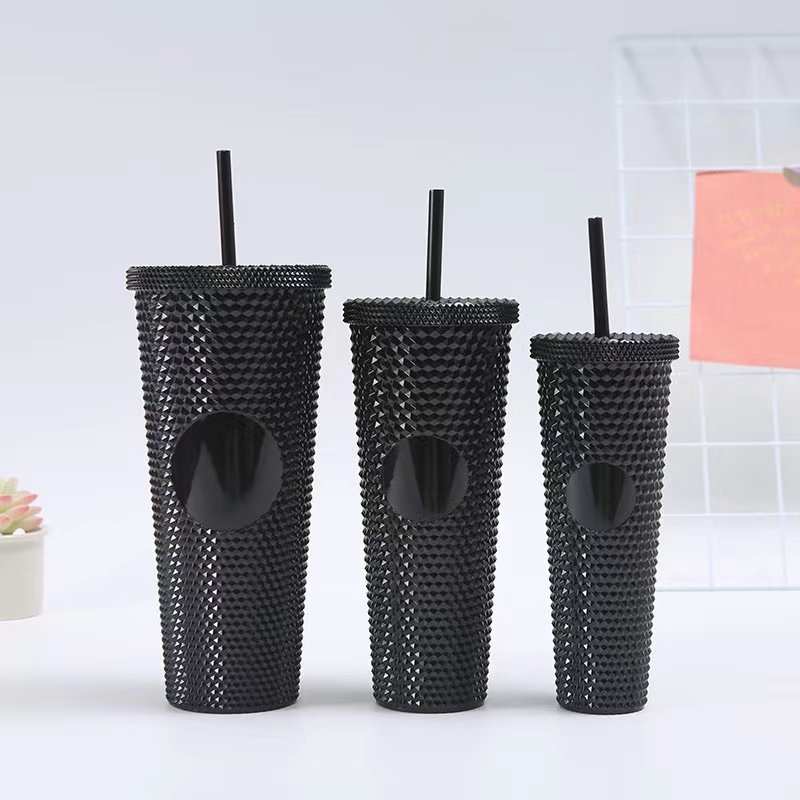 Ulife (Buy 1 take 2) Durian Cup Plastic Studded Tumbler Cup Double Wall ...