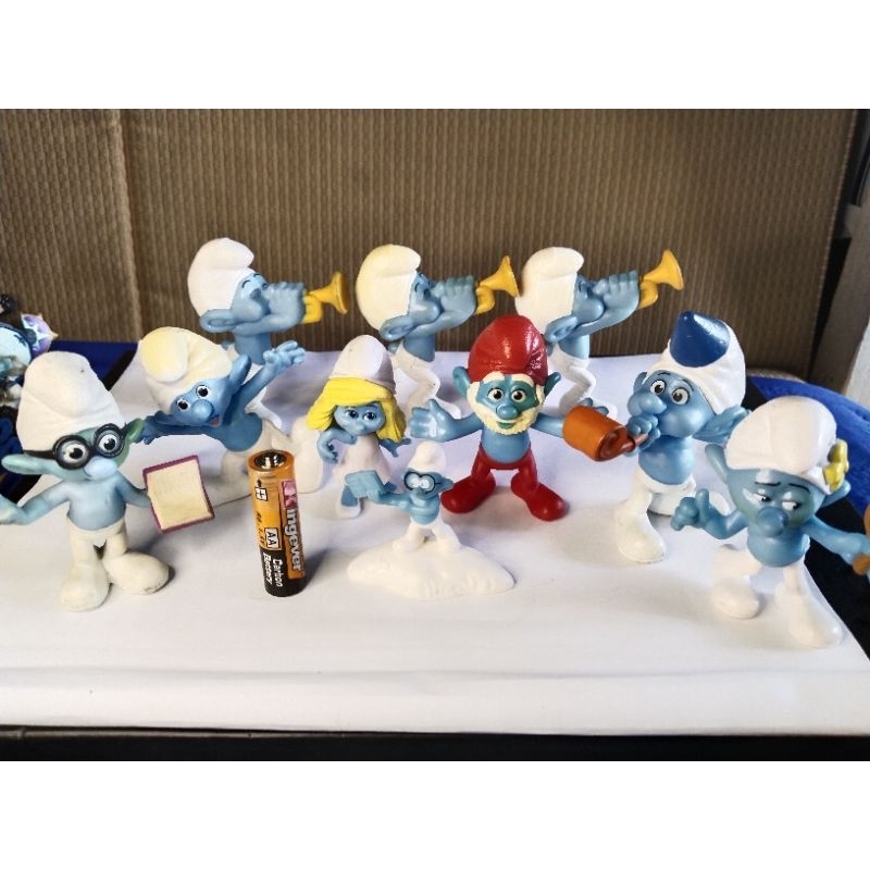 10 PCs Smurfs Figure Set | Shopee Philippines
