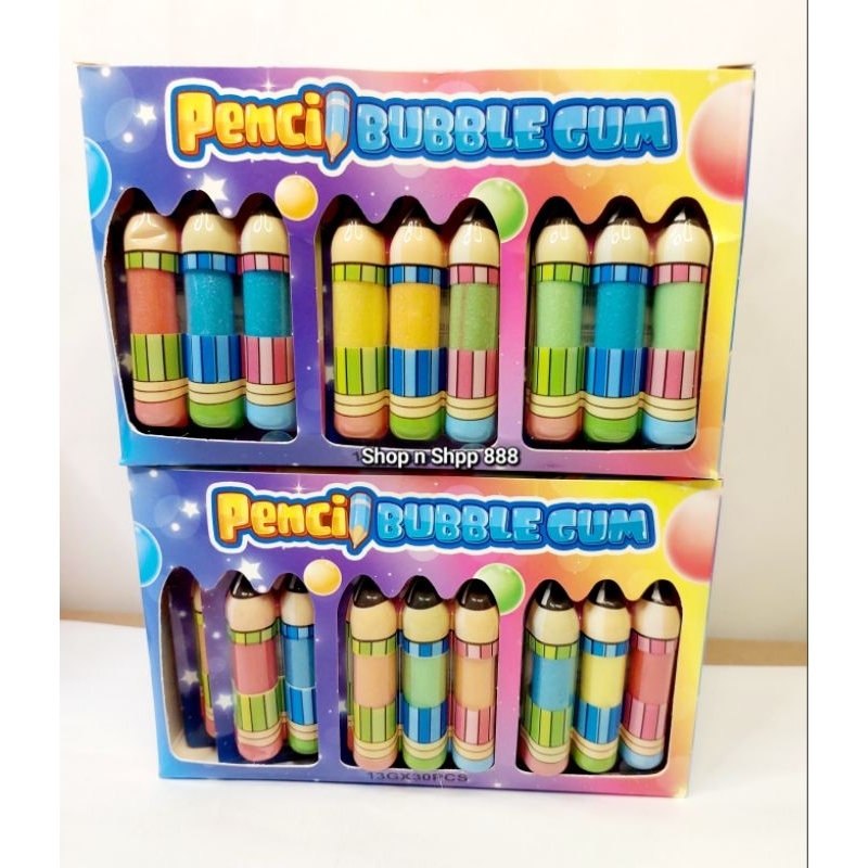 Pencil Bubble Gum Candy !!! 30pcs/Box | Shopee Philippines