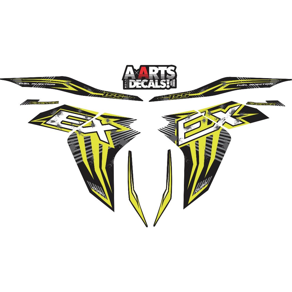 Yamaha Sniper 155 Exciter Malaysian Sticker Decals | Shopee Philippines