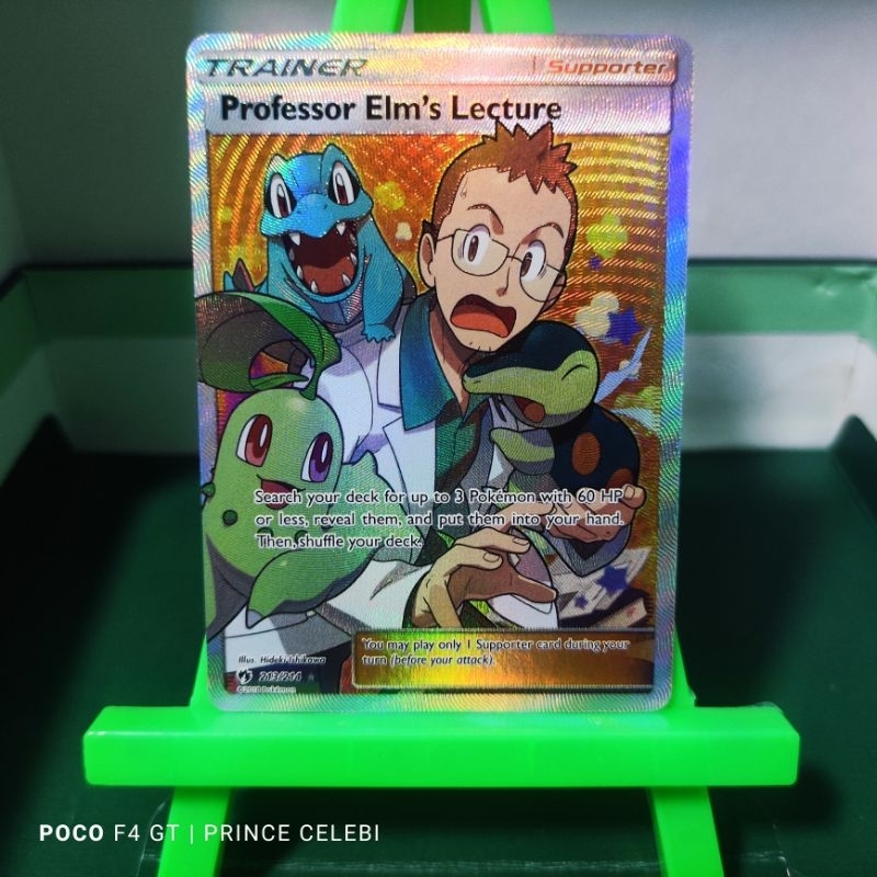Pokemon TCG - Professor Elm's Lecture Full Art | Shopee Philippines