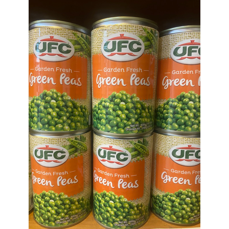 UFC garden fresh green peas 400grams | Shopee Philippines