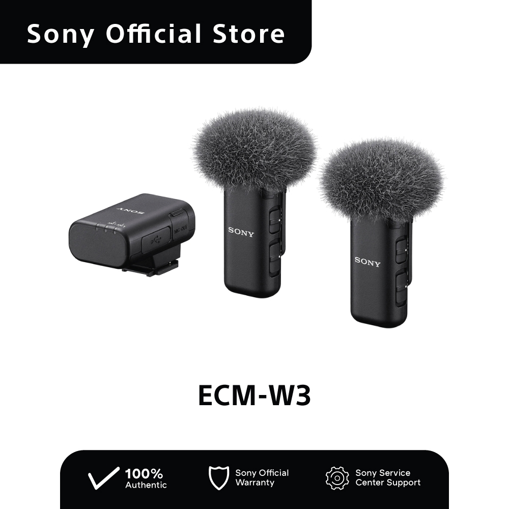 Sony ECM-W3 Dual-channel wireless microphone | Shopee Philippines