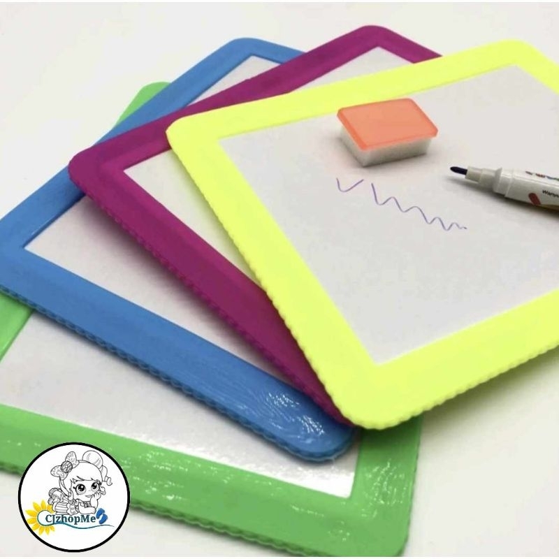 Kids Mini White Board With Pen and Eraser whiteboard Marker and Eraser ...