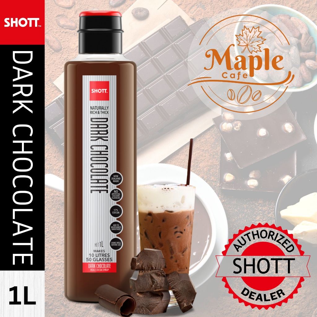 Shott Dark Chocolate Syrup 1 Liter Beverages Flavoring | Shopee Philippines