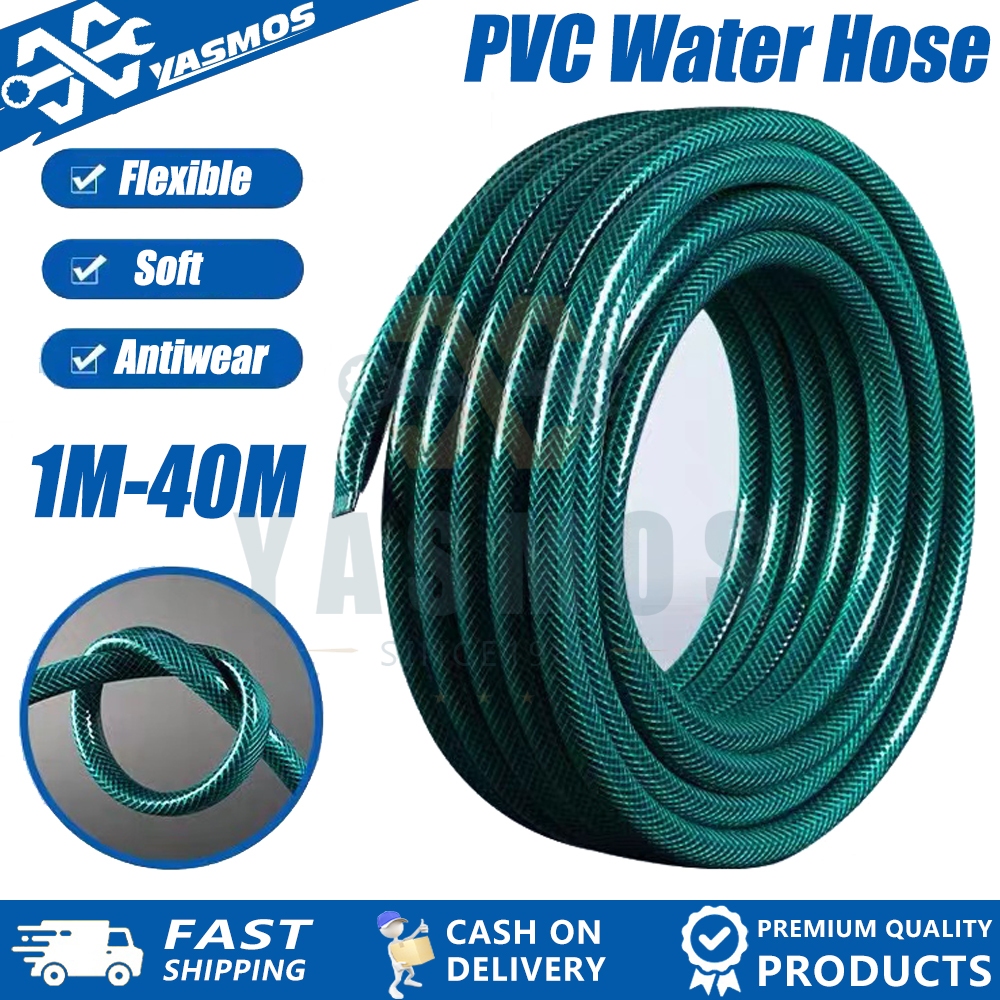 1/2 Water Hose, PVC Pressure Washer, Garden Hose Set, Heavy Duty 1/5/10 ...