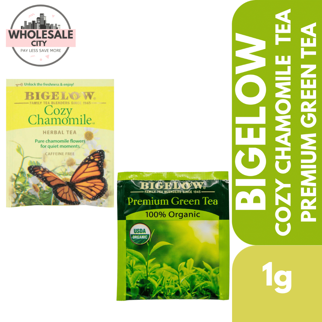 Bigelow Tea Cozy Chamomile Herbal Tea | Premium Green Tea sachet ...