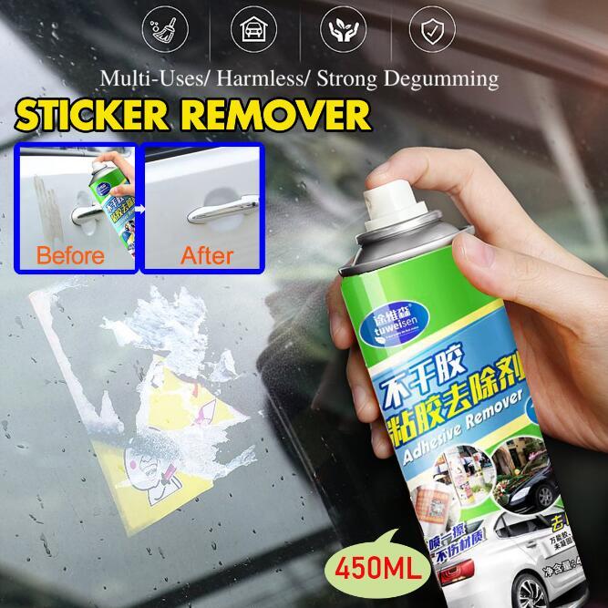 Adhesive Sticker Cleaning Spray Car Sticker Remover Quickly Removes ...