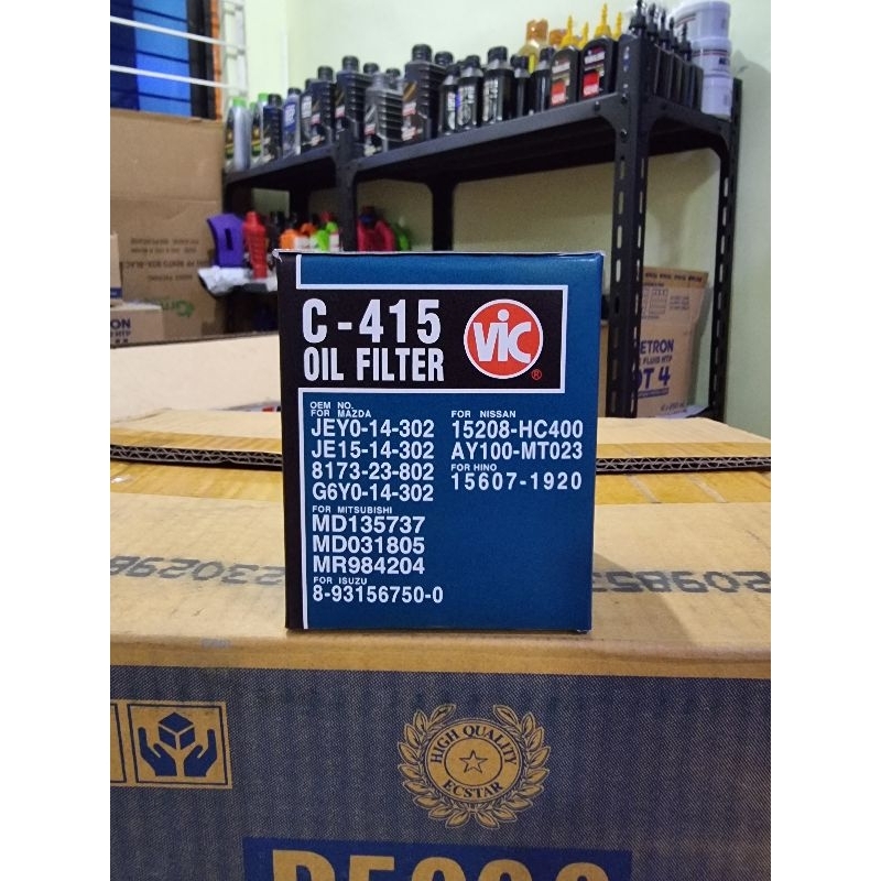 Vic Oil Filter C-415 ORIGINAL ( Mitsubishi Xpander | Mirage G4 ...