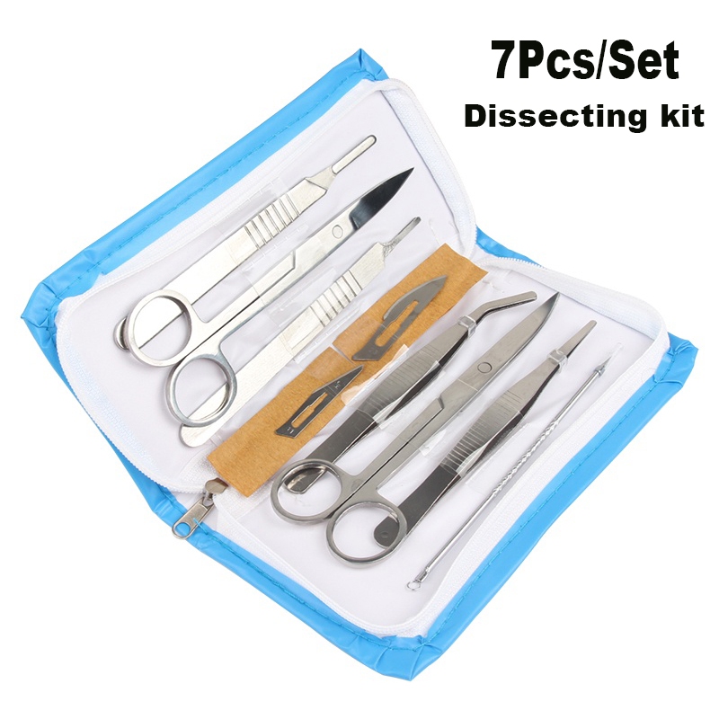 7/14Pcs Dissector Microscope dissecting tool kit Veterinary Dissecting ...