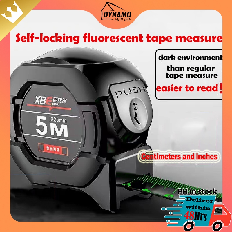 Steel Measuring Tape Fluorescerous 5-10M Measuring Tape Portable Self ...