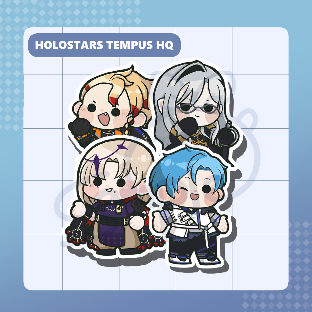 Holostars English Tempus HQ Laminated Vinyl Stickers┃nimica shop | Shopee Philippines