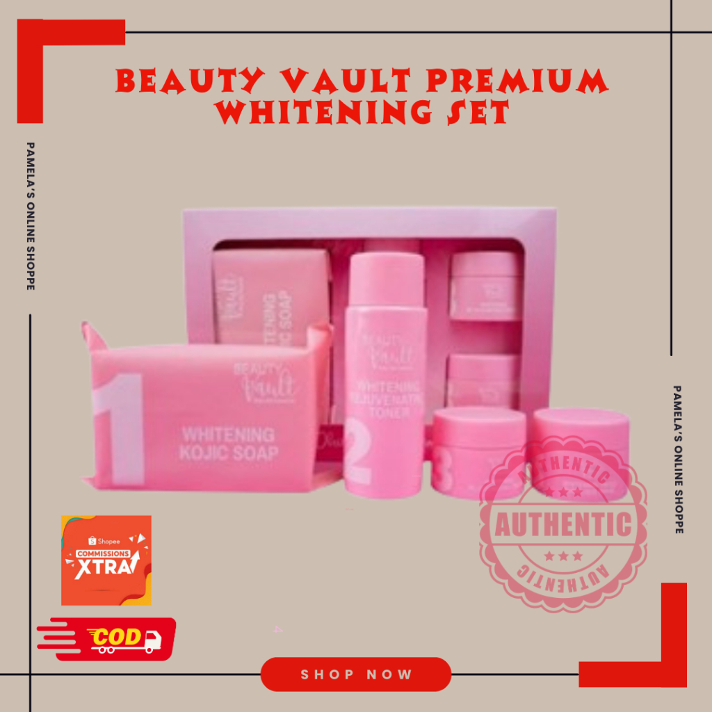 Beauty Vault Premium Whitening & Maintenance Beauty Facial Set | Shopee ...