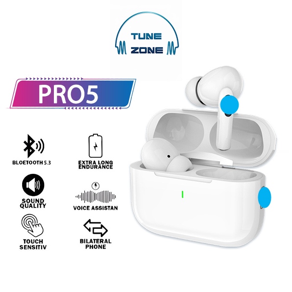 Pro5 TWS Bluetooth Earbuds Wireless Bluetooth Earphone Touch Control 9d ...