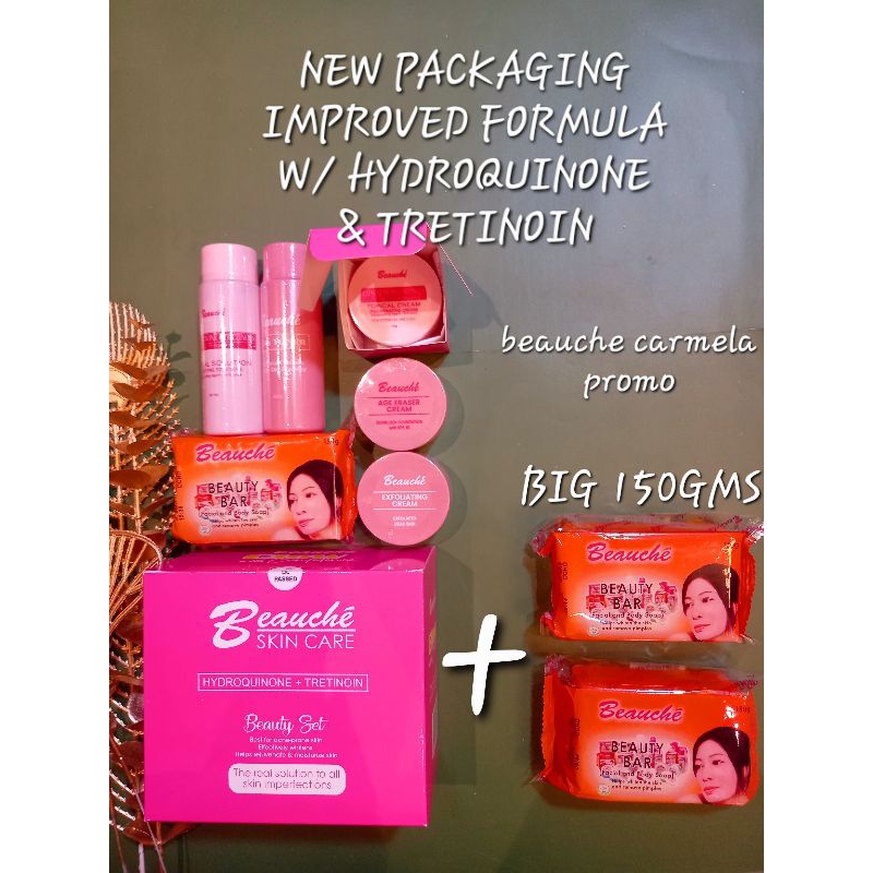 Beauche Beauty Set with 2 BIG Beauty Bars 150gms | Shopee Philippines