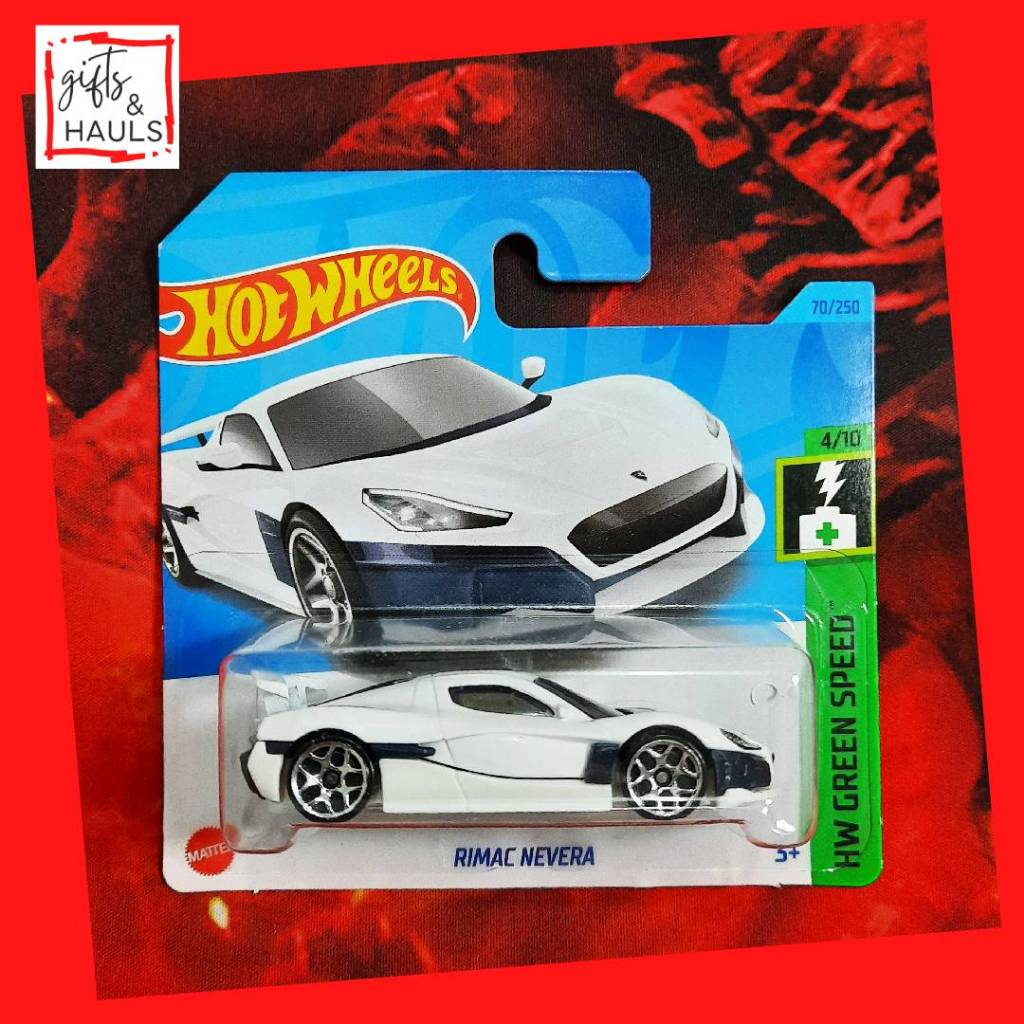 Hot Wheels - Rimac Nevera (White) - HW Green Speed 4/10 Diecast Toy ...