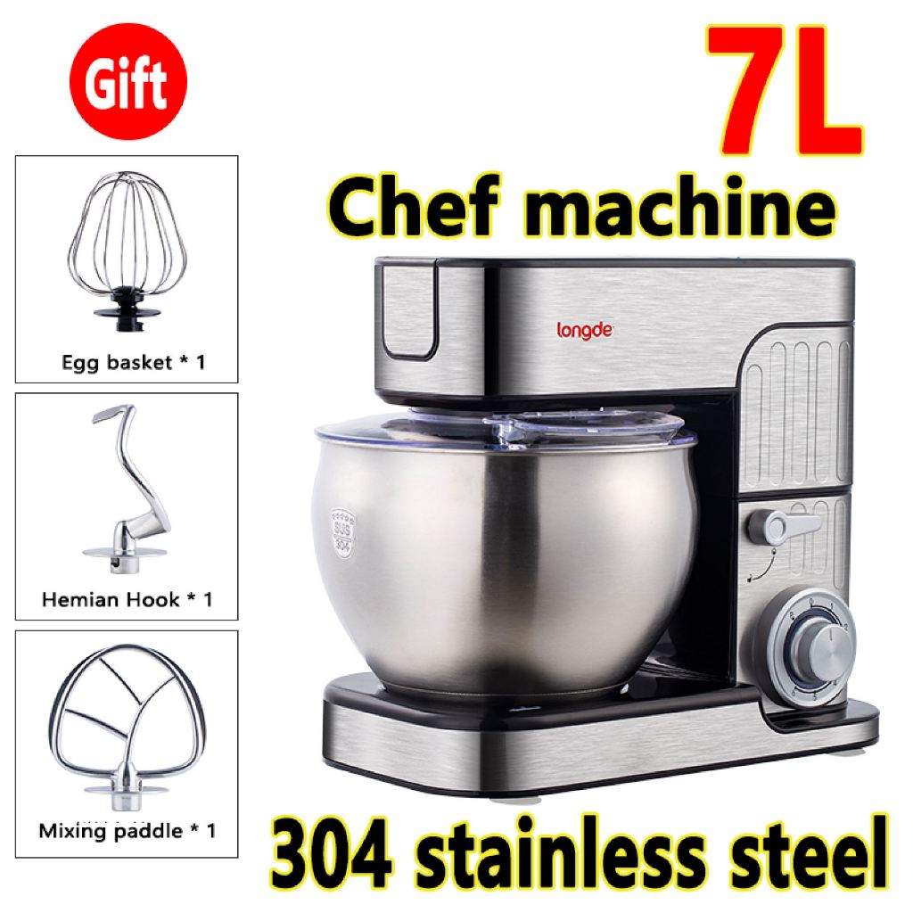 5.5L Automatic Mixer Multifunctional Silent Kneading & Mixing Whisk ...