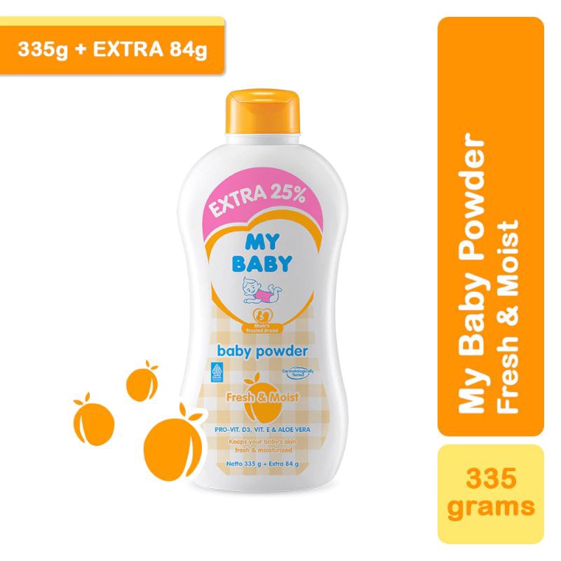 MY BABY POWDER + Extra 25% (90g / 135g / 325g / 150g-Trial Pack ...