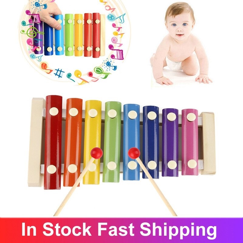 Arc002 Wooden Toy Xylophone Toys Musical Toys Hand Knock Violin ...