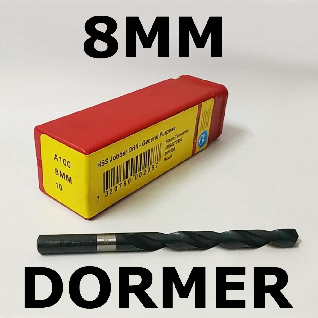 ( 1 PC ) ORIGINAL DRILL BIT HSS JOBBER 8MM A100 BRAZIL === 8MM | Shopee ...