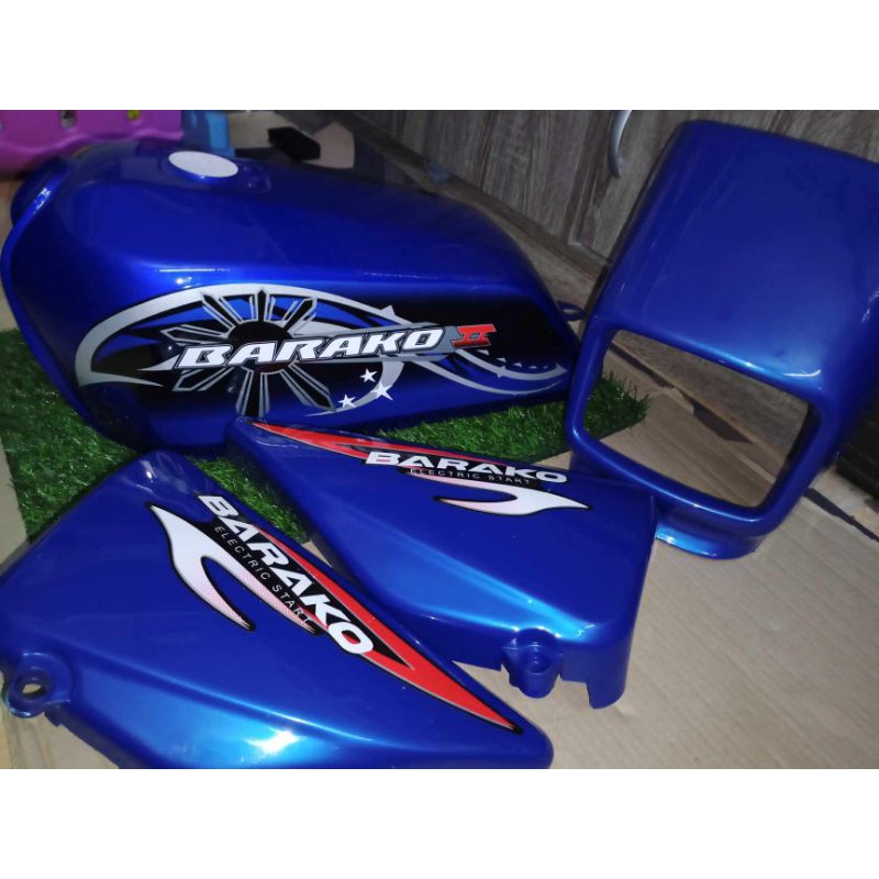 Barako II fuel tank set with battery cover/ headlight cowling | Shopee ...