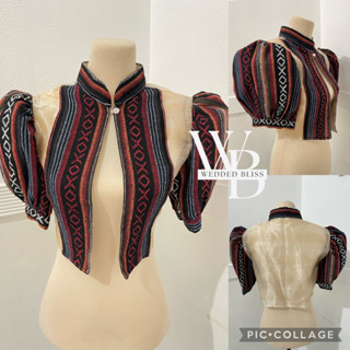 Modern Bolero Filipiniana Ethnic Design — Puff sleeves | Shopee Philippines