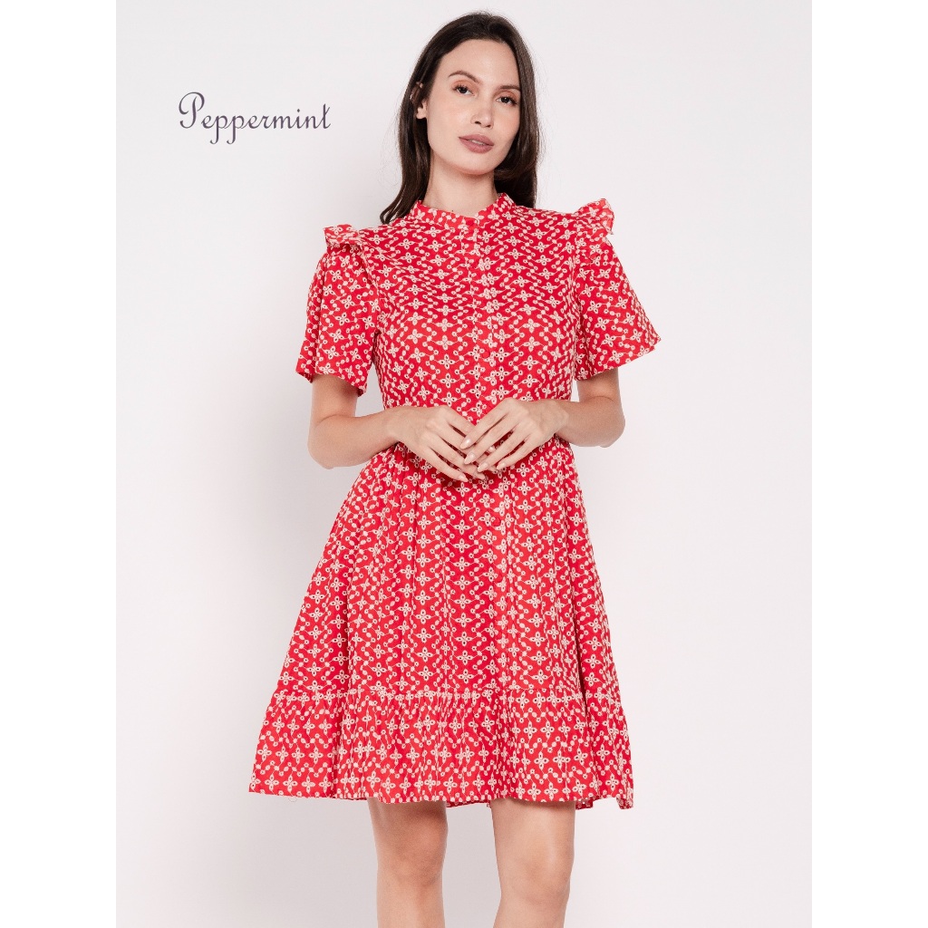 Peppermint Woman Florenza Dress (Red) | Shopee Philippines