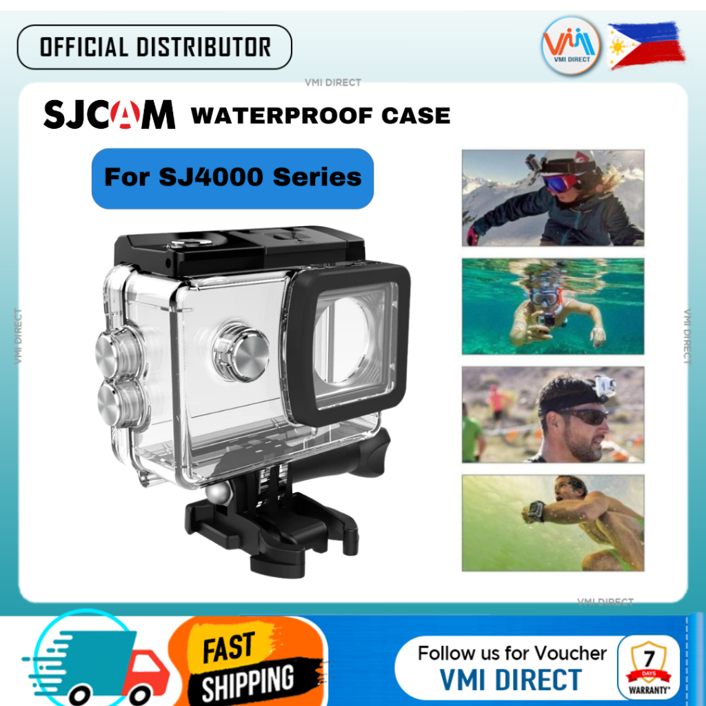 SJCAM SJ4000 Air Black Action Camera Full HD 4K with Optional Bundle Accessories Moto vlogging ...