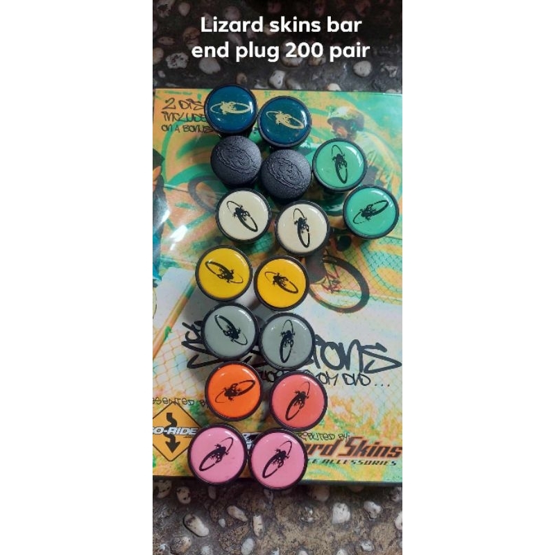 lizard skins bar end plug 200 pesos pair assorted color available ...